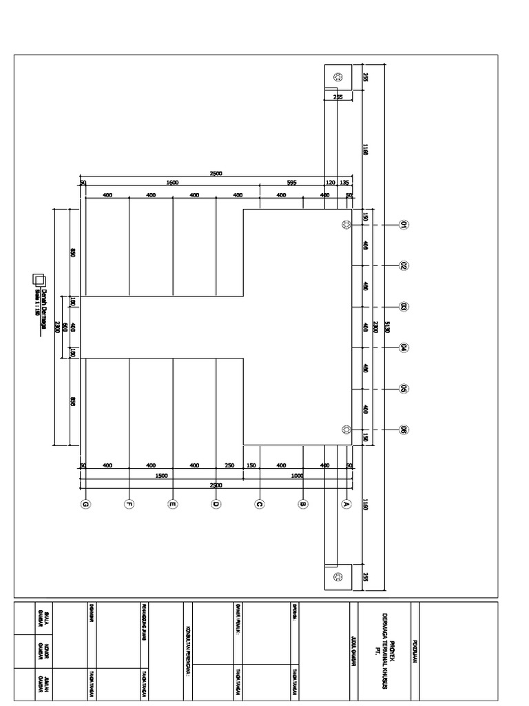 Denah Dermaga | PDF