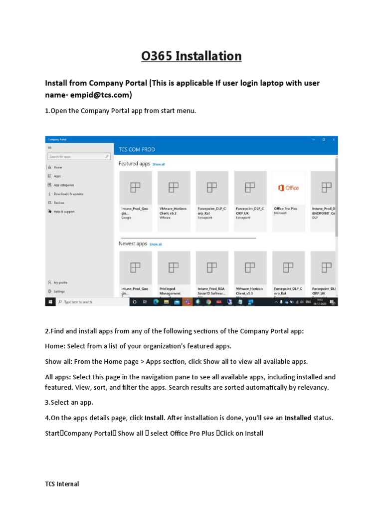 O365 Installation and Configuration | PDF