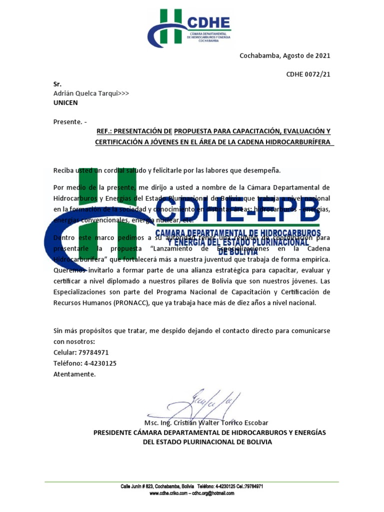 CDHE 072 Especializaciones | PDF