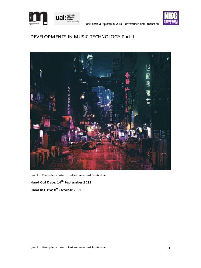 UAL L3 Project 1 (Unit 1) | PDF | Educational Assessment | Evaluation