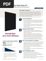 First Solar Series 7 TR1 Module Specs | PDF | Photovoltaics | Solar Panel