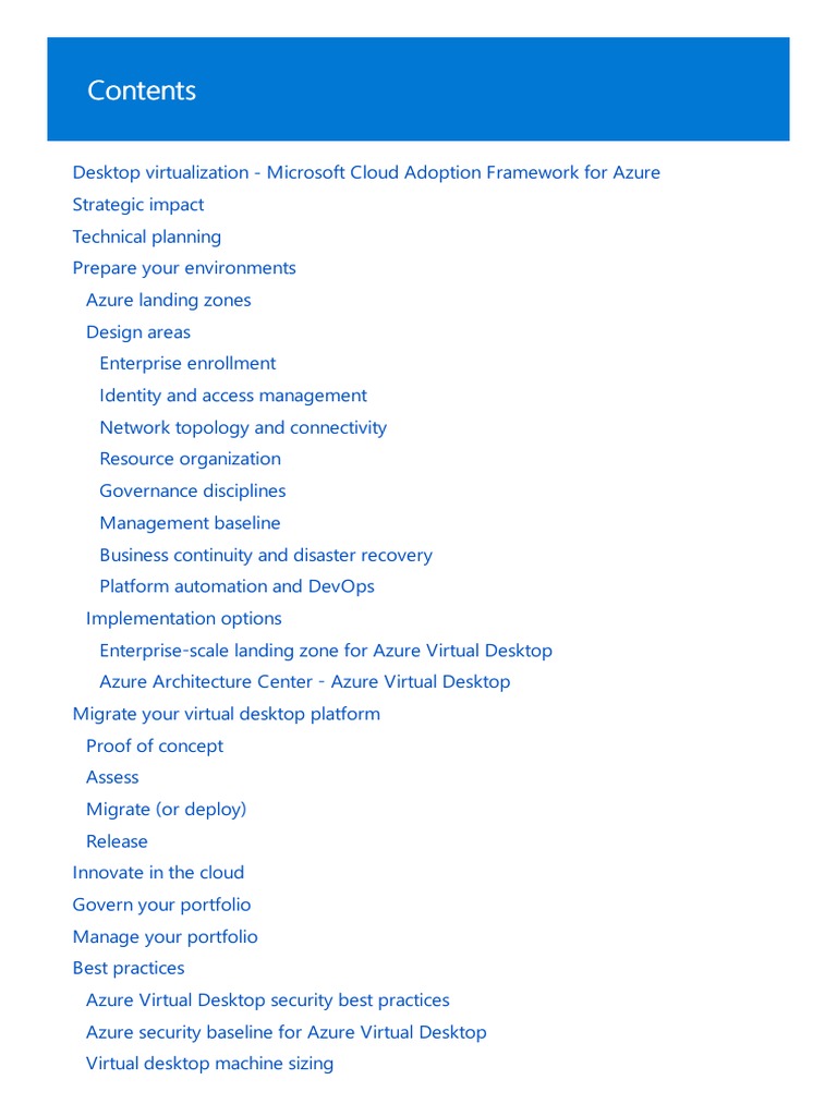 Migrate To or Deploy Azure Virtual Desktop Session Hosts To Azure | PDF | Cloud Computing ...
