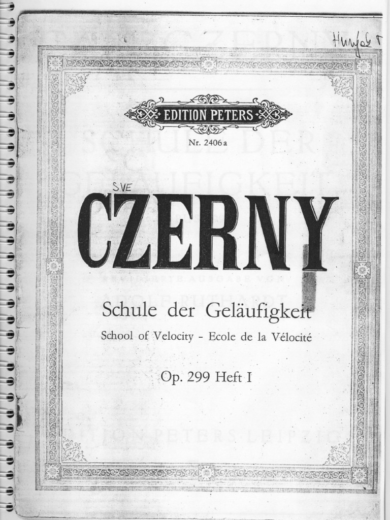 Czerny Op 299 Heft 1 Piano | PDF