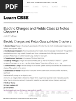Class 12 Physics Chapter 1 Notes | PDF
