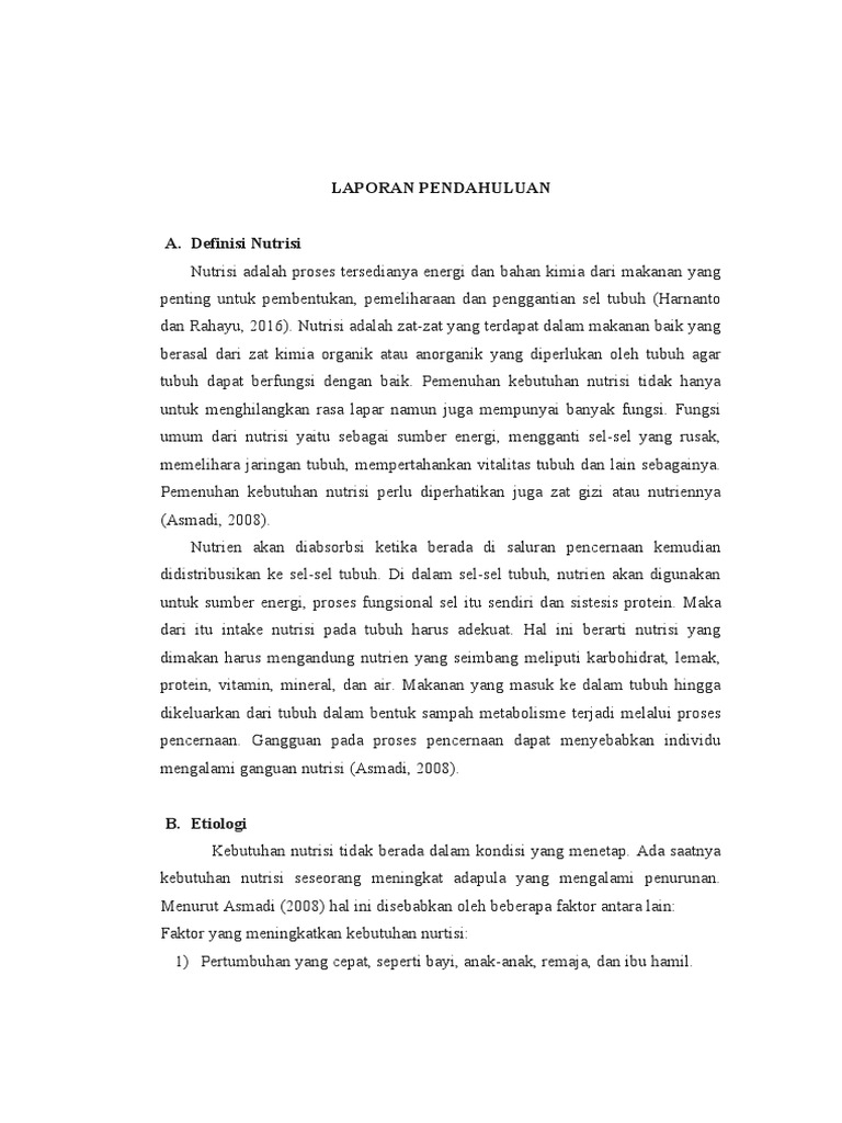 LP Nutrisi | PDF