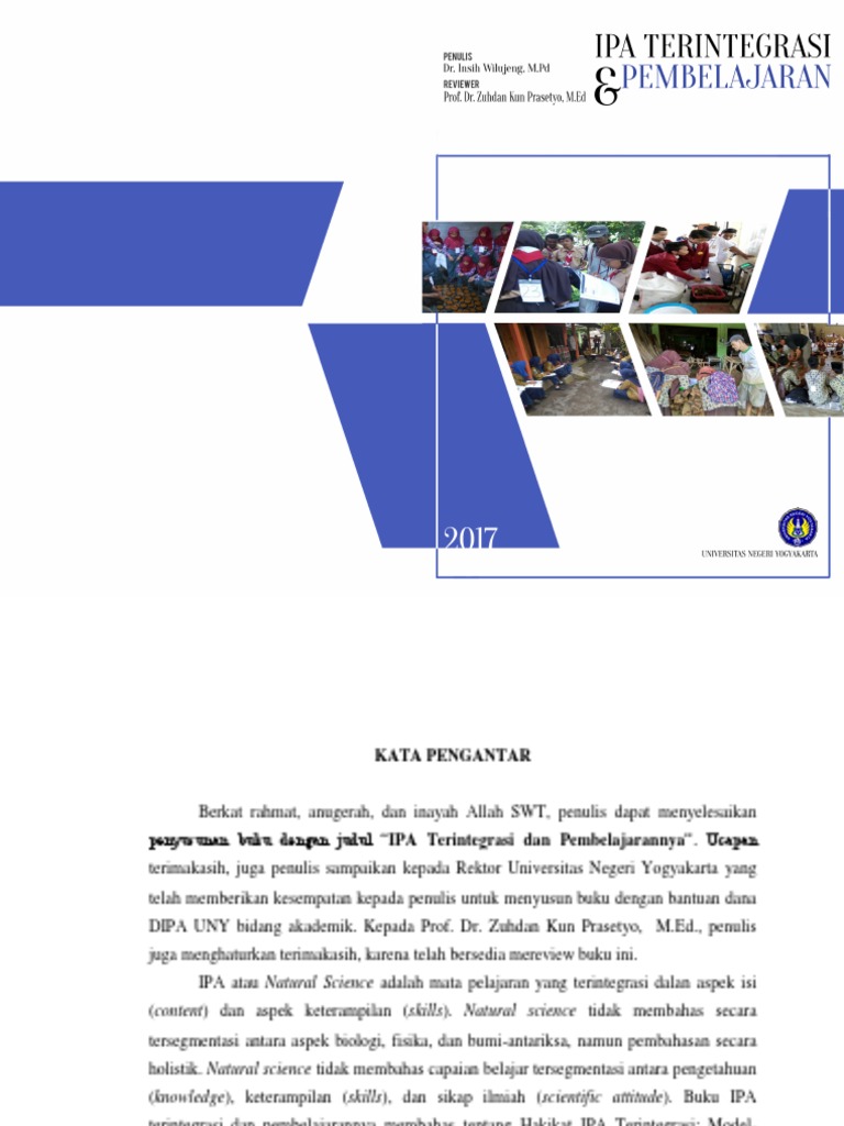 Buku IPA Terintegrasi & Pembelajaran | PDF