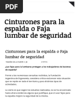 NIOSH Faja Lumbar | PDF | Factores humanos y ergonomía | Especialidades Medicas