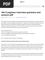 Top 20 Mechanical Supervisor Interview Questions With Answers PDF ...