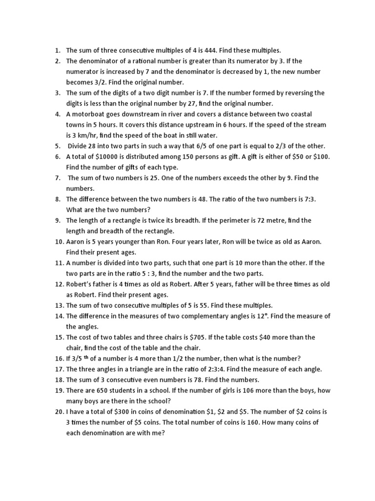 Equation | PDF | Length | Numbers