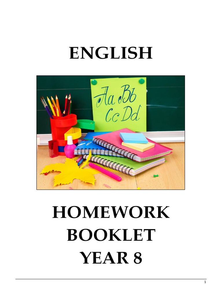 Year 8 Homework Booklet | PDF | Beowulf | Charles Darwin