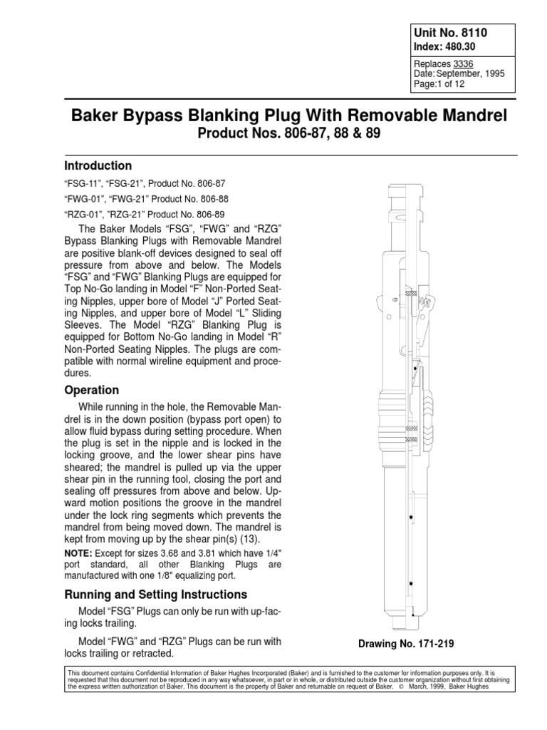 Tapon FSG - RZG - FWG | PDF | Manufactured Goods | Equipment
