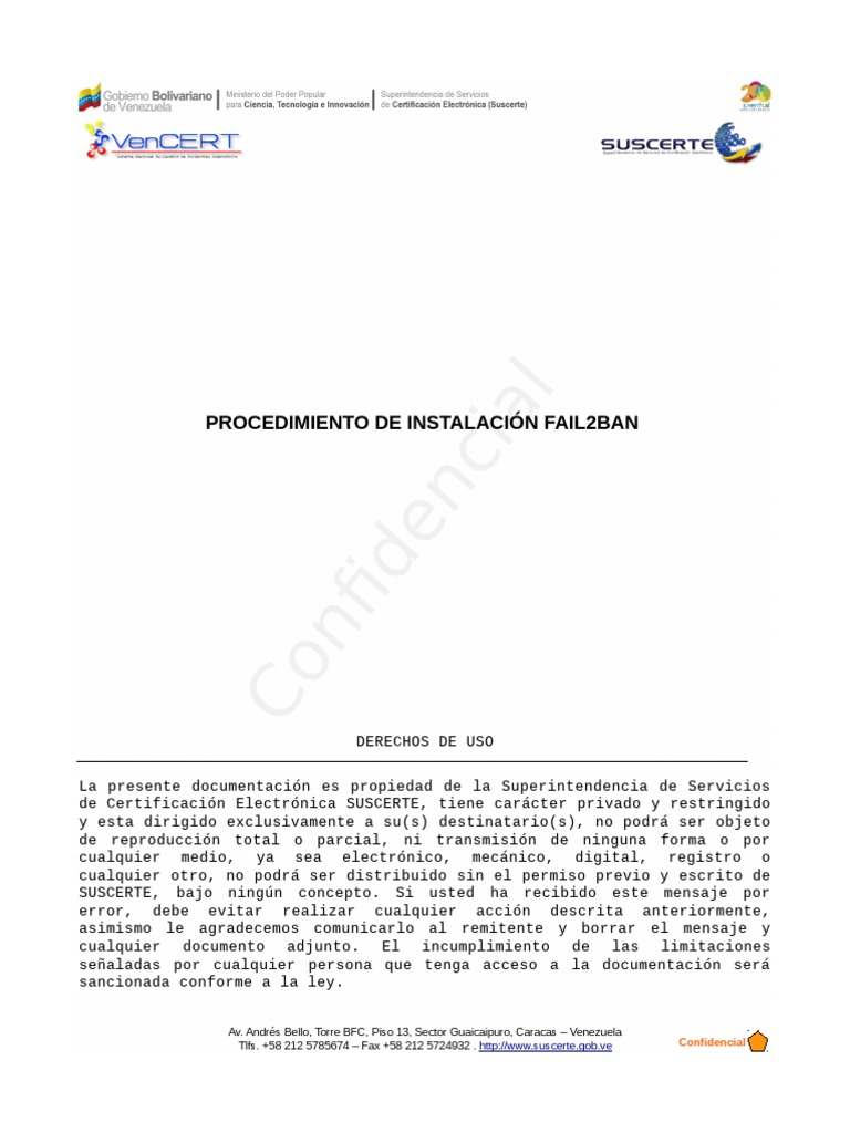 Manual Fail2ban | PDF | Software | Ingeniería Informática