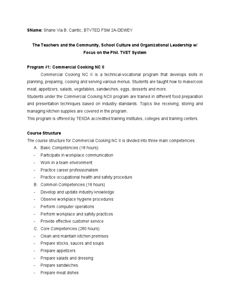 Activity 3.2 TVET | PDF | Vocational Education | Certification