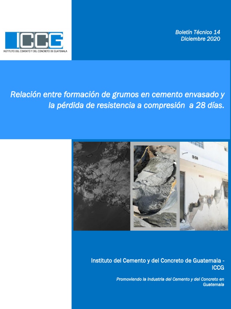 Efecto de Grumos en Cemento en Resistencia | PDF | Hormigón | Cemento