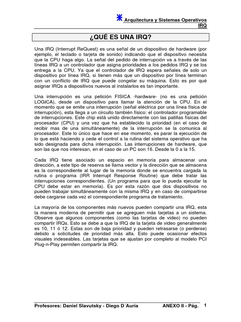 Anexo Ii-Irq | PDF | Informática | Computadoras personales