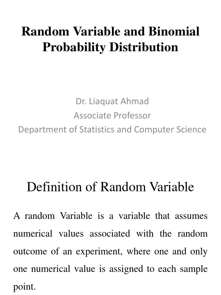9.11B-Binomial Probability Distribution | PDF | Science & Mathematics ...