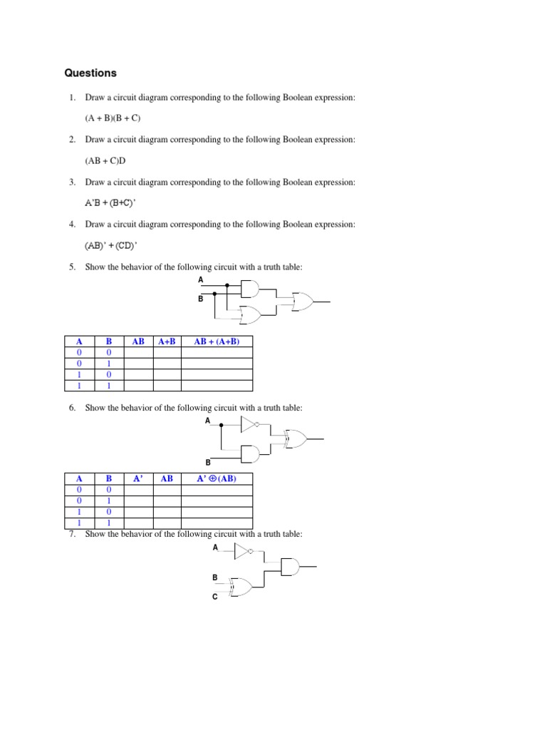 Introduction To Gates Assignment | PDF | Logic Gate | Logic