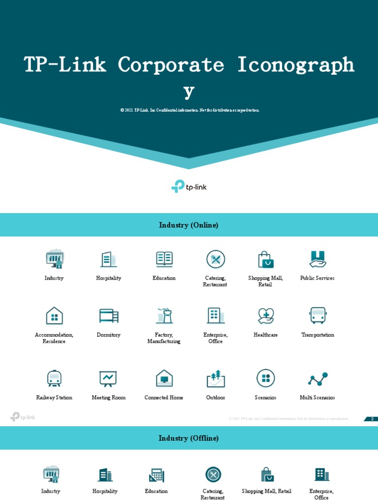 TP-Link Corporate Iconography-Industry and Scenario - 20210308 | PDF