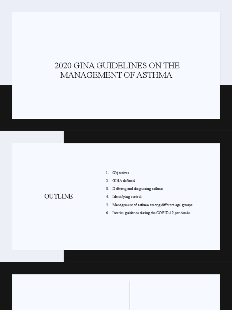 2020 Gina Guidelines On The Management of Asthma | PDF | Asthma | Cough