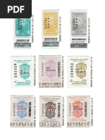 Denominaciones y Colores de Los Timbre Notariales y Fiscales. | PDF ...