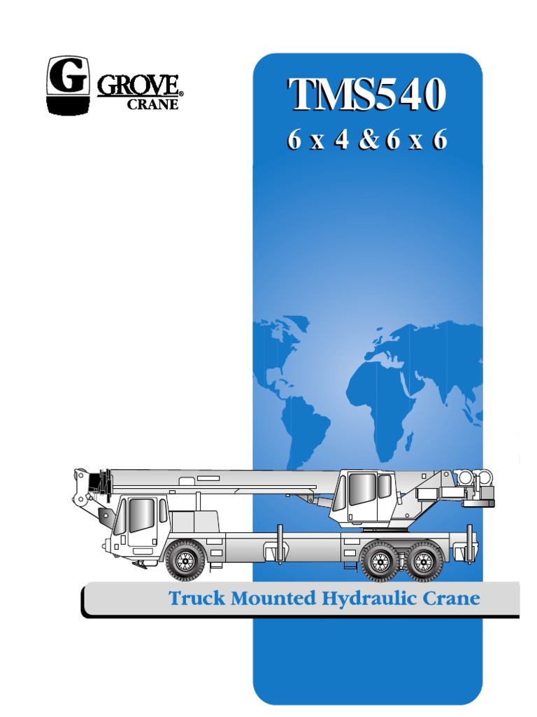 Grove TMS540 | PDF | Truck | Machines
