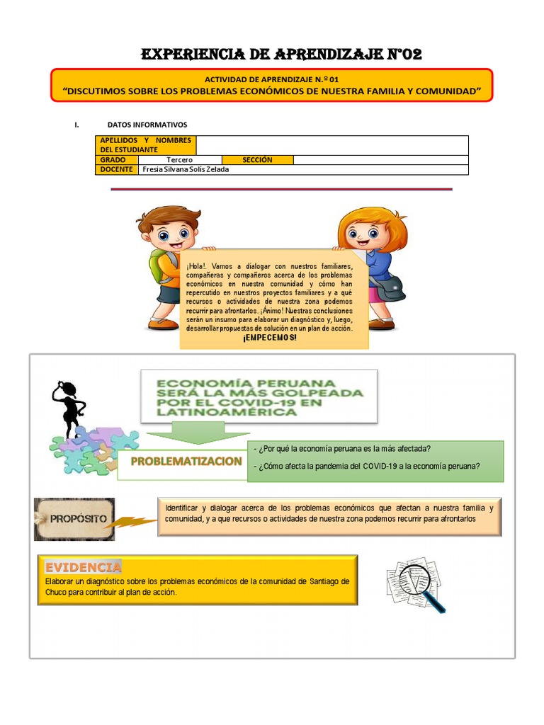 DPCC - Fresia - Act 01 - Exp02 - 3°estudiante | PDF | Pobreza | Pobreza ...