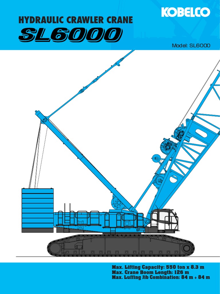 SL6000 - Spec Standard | PDF | Crane (Machine) | Engines