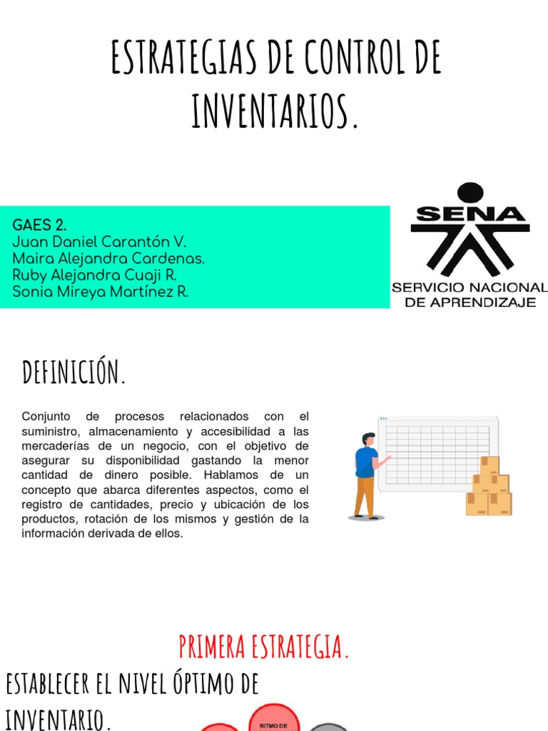 Estrategias de Control de Inventarios. | PDF