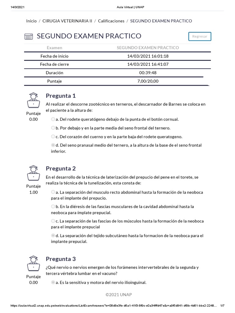 Examen Practico Cirugia 2 | PDF | Parto | Anatomía