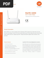Genexis Titanium 2122a | PDF | Wi Fi | Fiber To The X