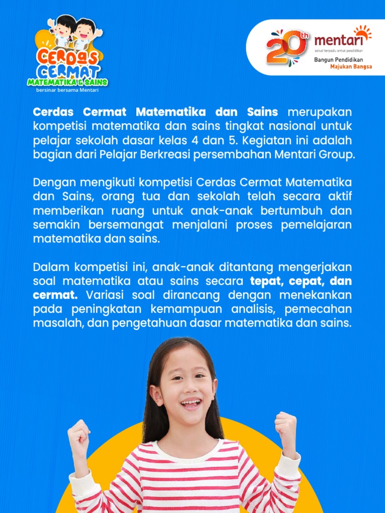 Poster Lomba Cerdas Cermat | PDF