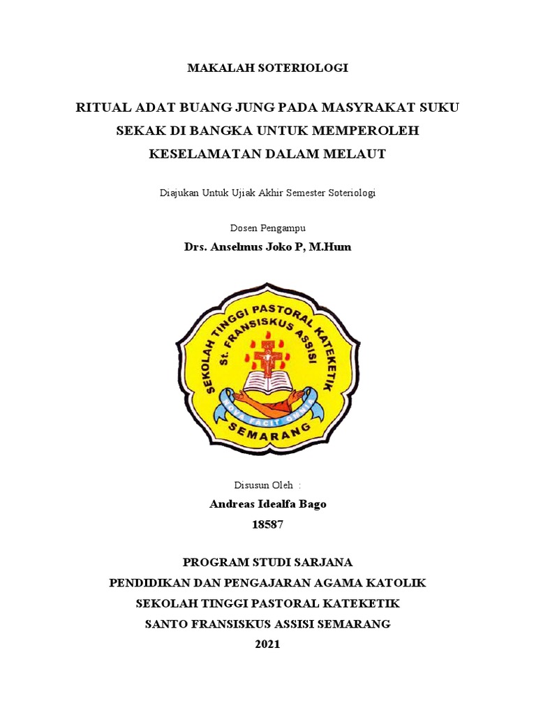 RITUAL BUANG JUNG | PDF