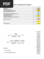 PSV Reaction Force Calculation | PDF