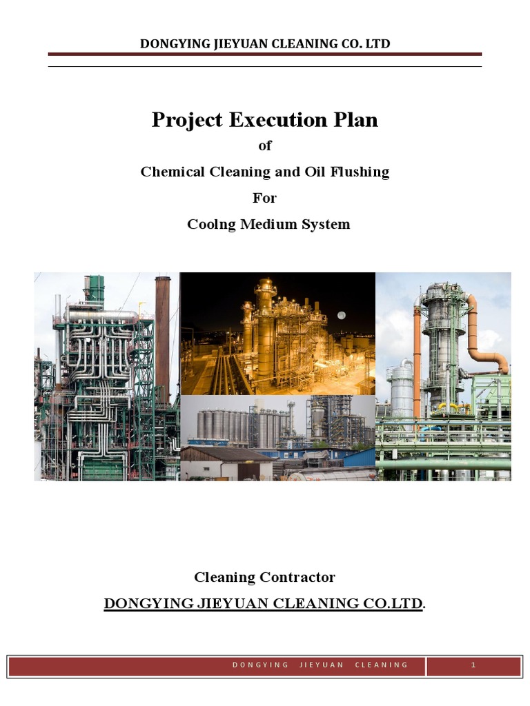 JIEYUAN Project Execution Plan of Chemical Cleaning and Oil Flushing ...