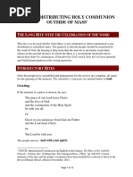 Guide For Commentator and Lector | PDF | Mass (Liturgy) | Jesus