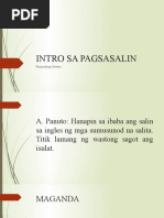Pagsasalin Sa Bibliya | PDF