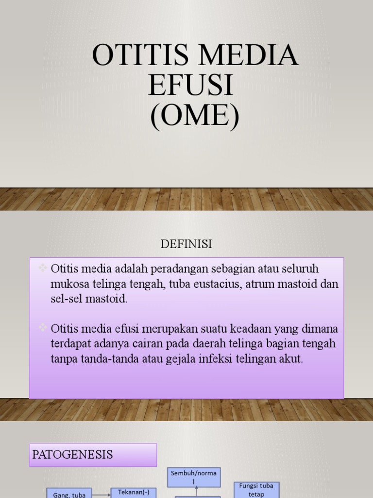 Otitis Media Efusi (OME) | PDF | Kajian Bahasa Asing | Kesehatan Holistik