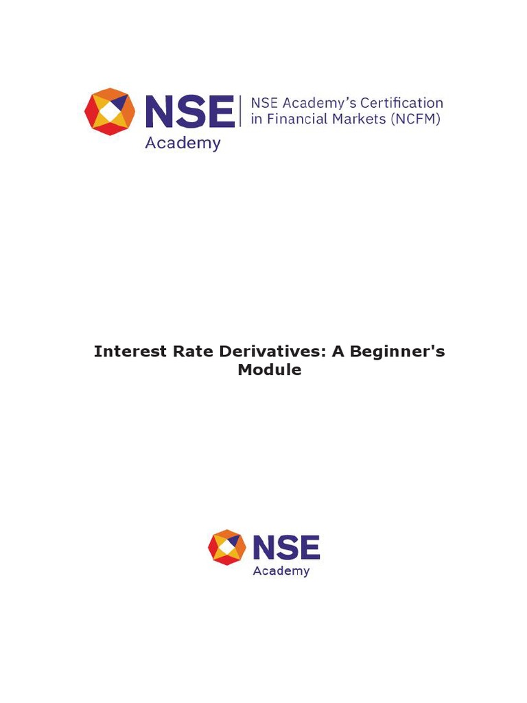 Interest Rate Derivatives Beginners Module | PDF | Interest | Discounting