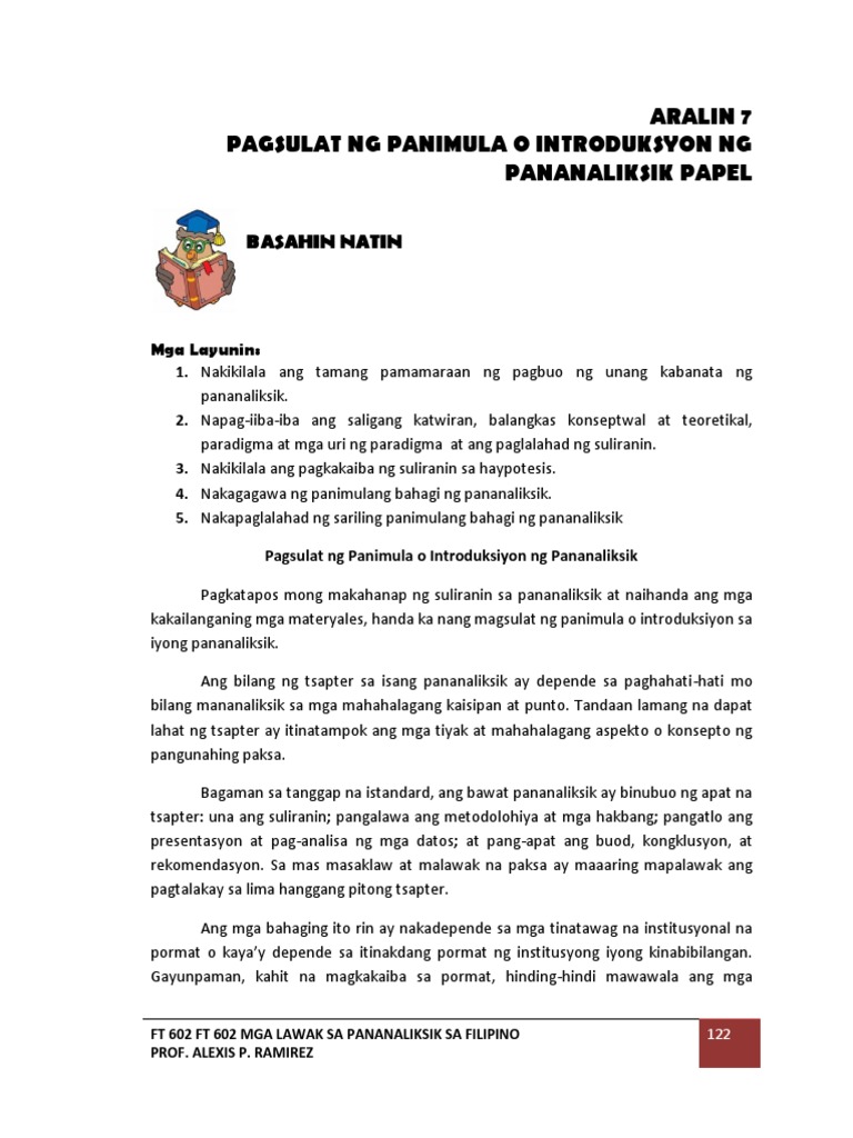 Aralin 7 Second Trisemester, 2021 | PDF