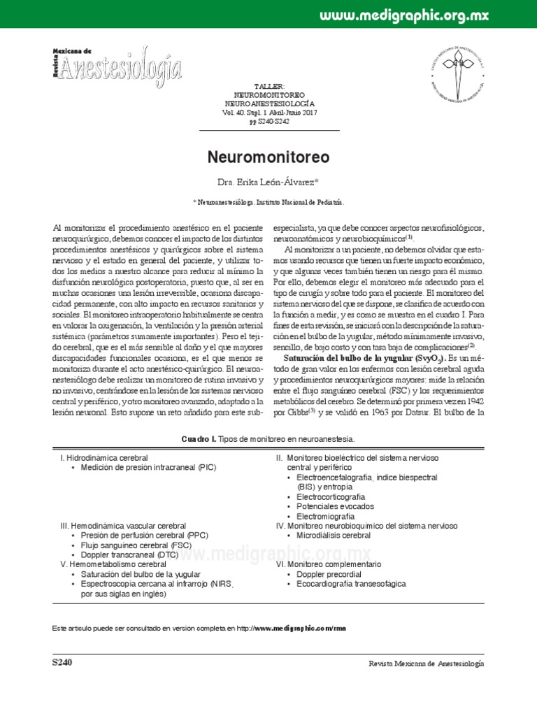 Neuro Monitor Eo | PDF | Angiología | Neurociencia
