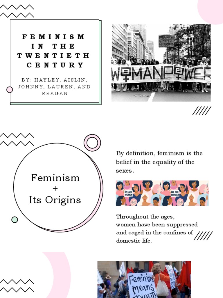 Feminism in The Twentieth Century Powerpoint | PDF | Feminism | Gender Studies