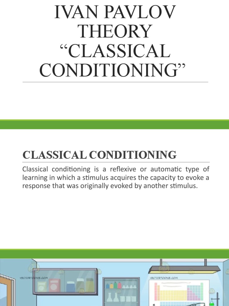 Ivan Pavlov Theory | PDF