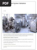 Purified Water System Validation Guide | PDF | Verification And ...