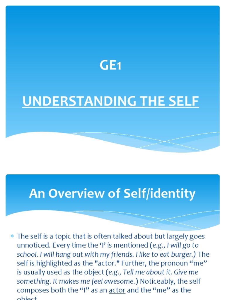 Exploring the Nature of Self and Identity | PDF | Nature Versus Nurture ...
