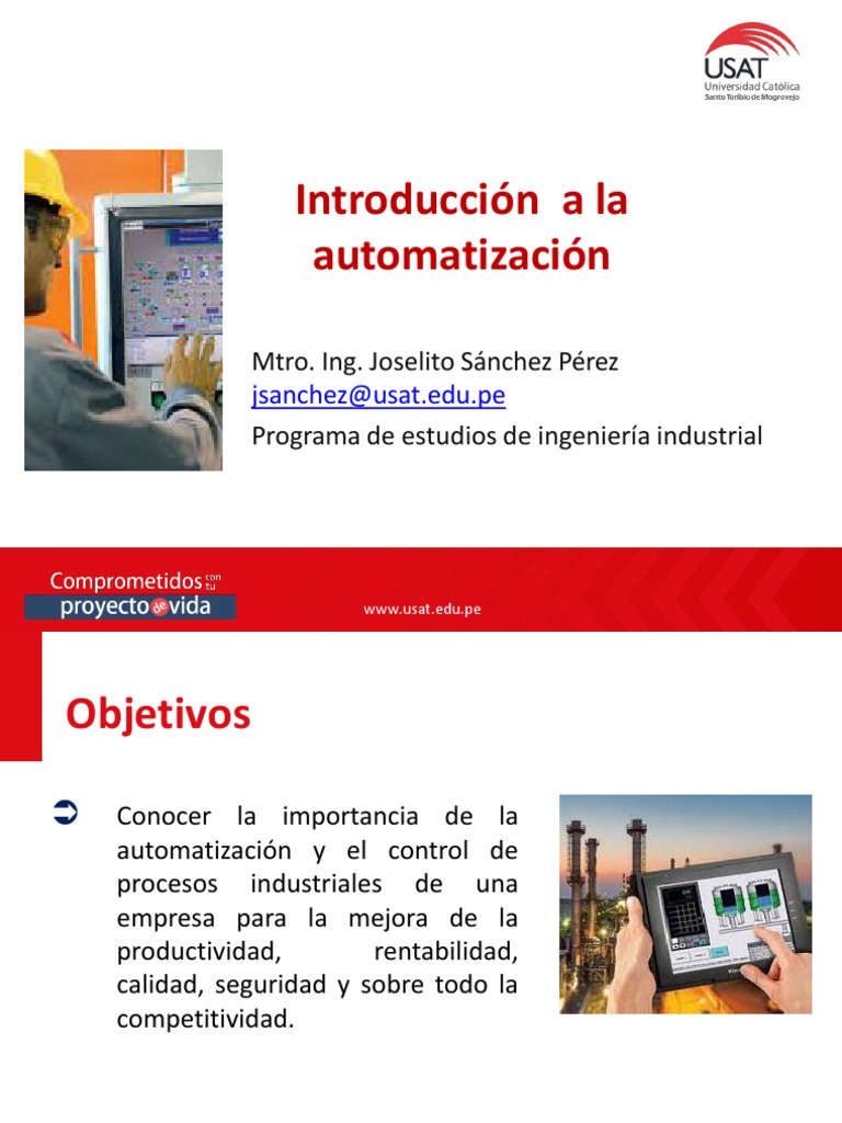 Introducción A La Automatizacion y El Control de Procesos | PDF | Automatización | Informática