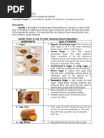Prepare Desserts and Sweet Sauces | PDF | Desserts | Custard