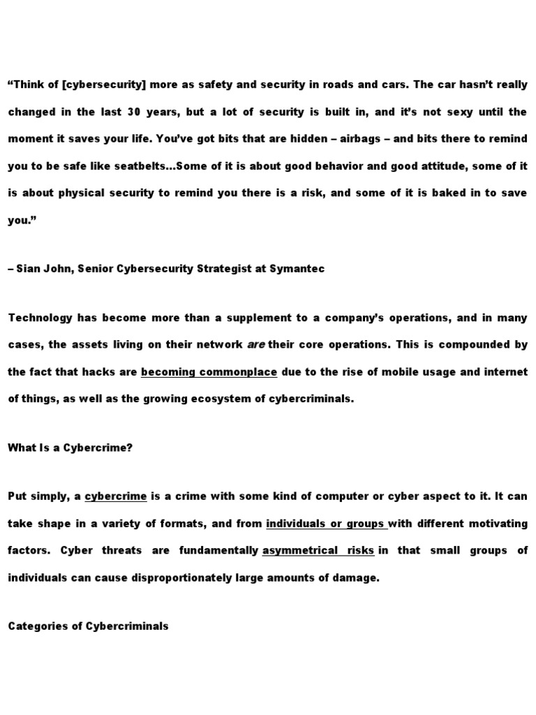 Cybersecurity Script | PDF | Security | Computer Security