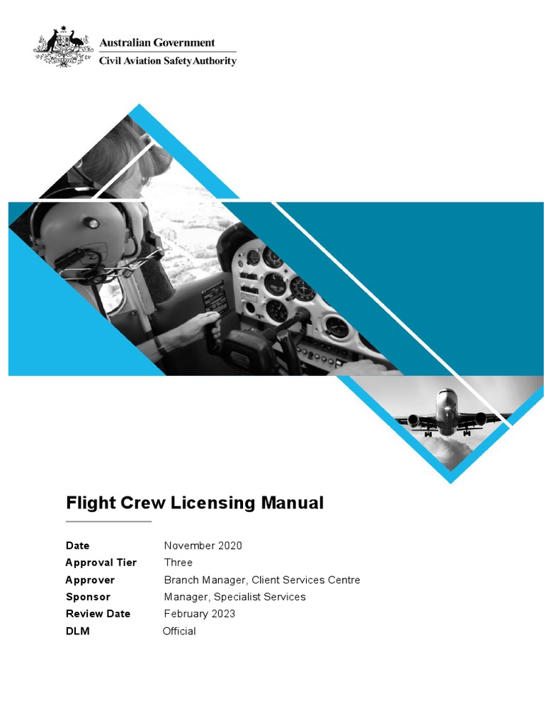 Flight Crew Licensing Manual | PDF | Aeronautics | Vehicle Operation
