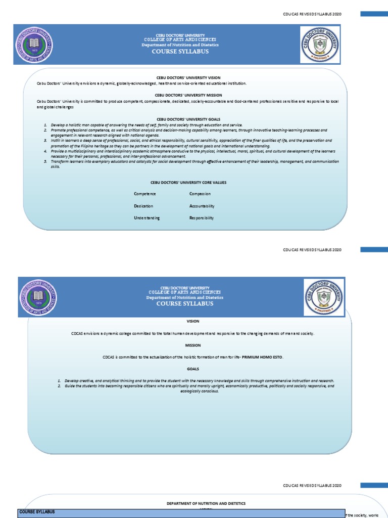 Public Health Nutrition Course Syllabus | PDF | Malnutrition | Dietitian