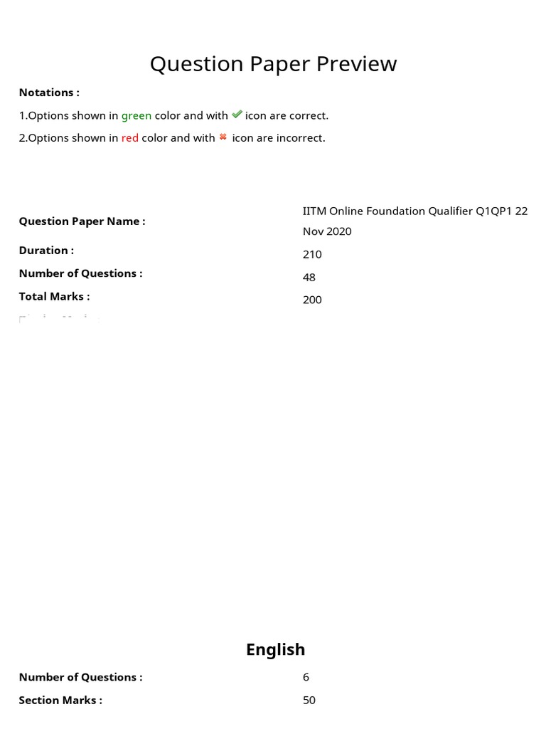 Question Paper Preview 01 | PDF | Correlation And Dependence | Question